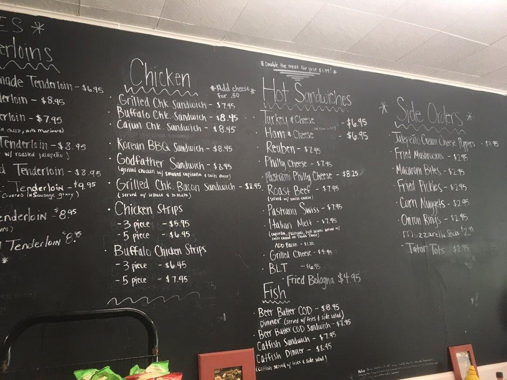 Menu at 4th street cafe, Edwardsville