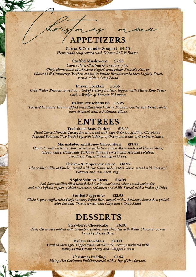 Menu at Bar West, Hamilton