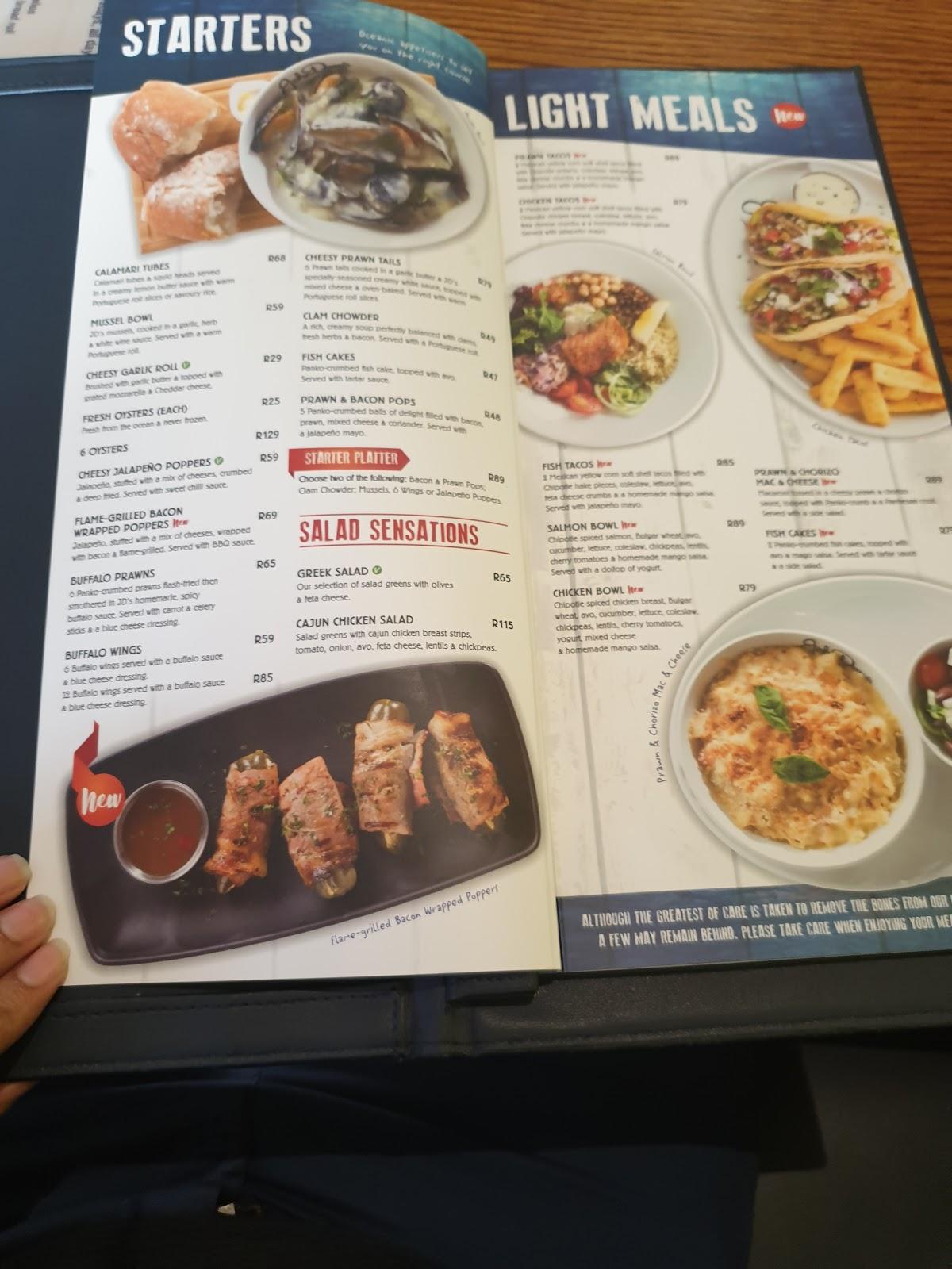 Menu at John Dory's Jean Avenue restaurant, Centurion, Shop 24