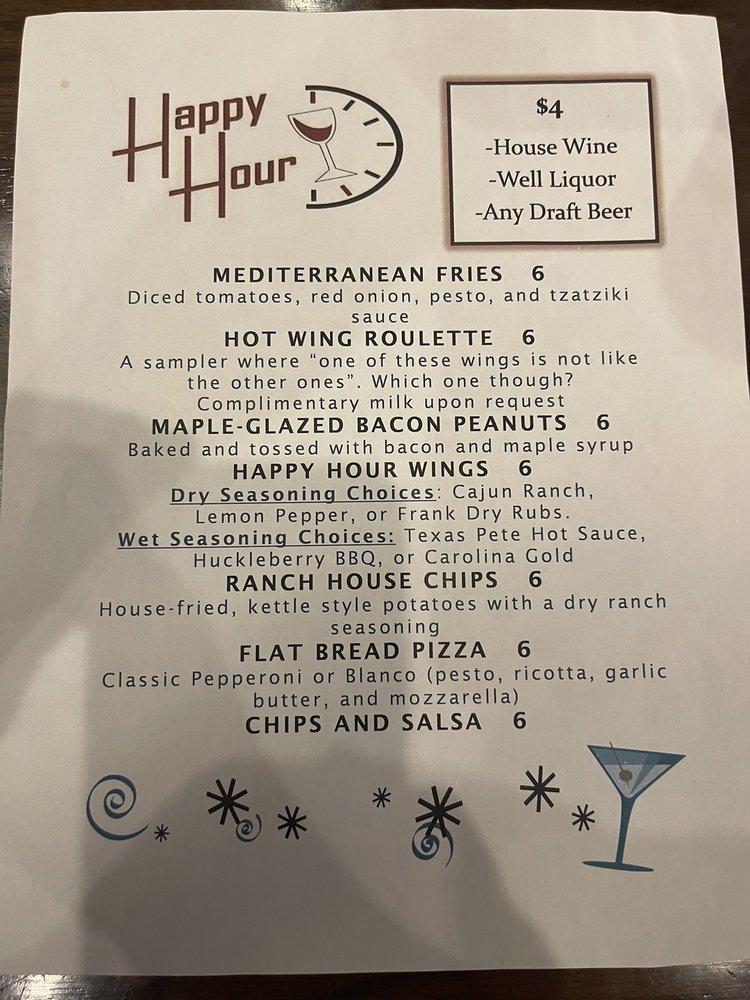 Menu at The Branch Restaurant & Bar, West Yellowstone