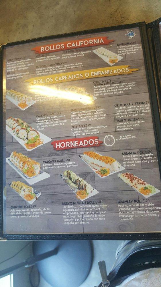 Carta del restaurante KOTORI WOK, Tijuana