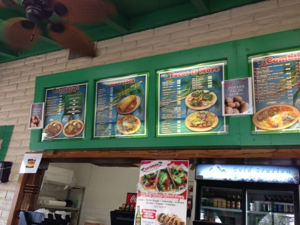 Menu at Palmitos Mexican Eatery restaurant, San Diego