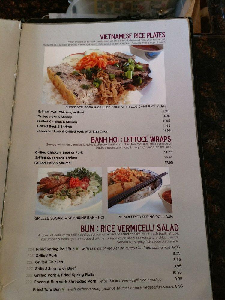 Menu at Hop Tung Vietnamese Chinese Restaurant, McAllen