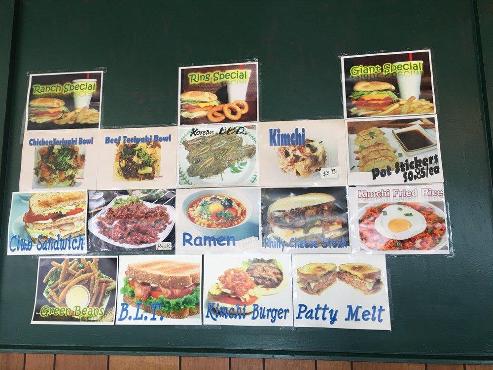 Menu at Ranch Burger restaurant, Turlock