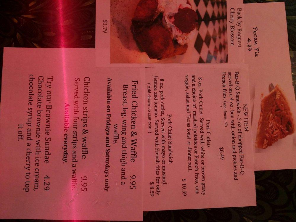 Menu at Ann's Chicken Fry House & Gift Shop restaurant, Oklahoma City