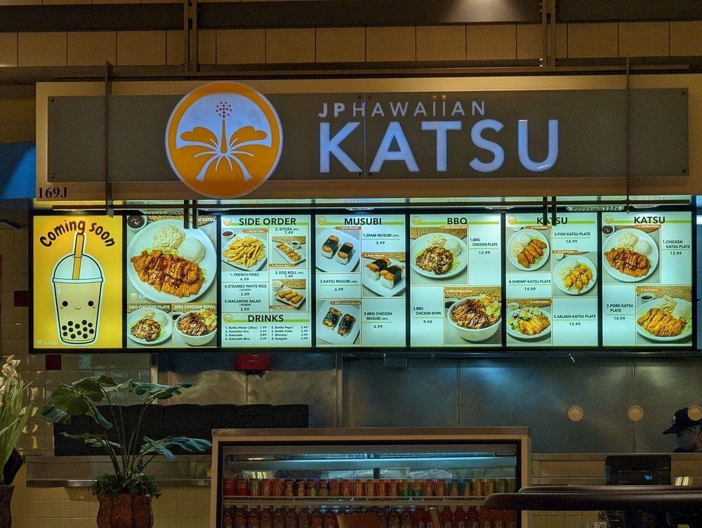 Menu at JP Hawaiian Katsu BBQ, City of Industry