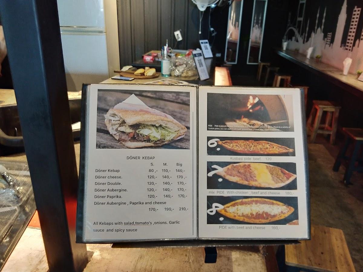 Menu at Red Istanbul Turkish Restaurant Halal food Bangkok(Kebab ...