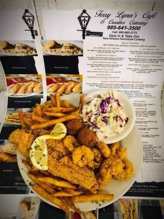 Menu at Terry Lynn's Cafe & Creative, Slidell