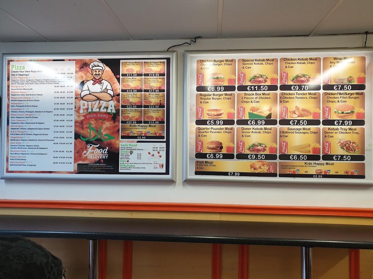 Menu at Maliks Portlaoise (Fresh Kebabs) restaurant, Portlaoise