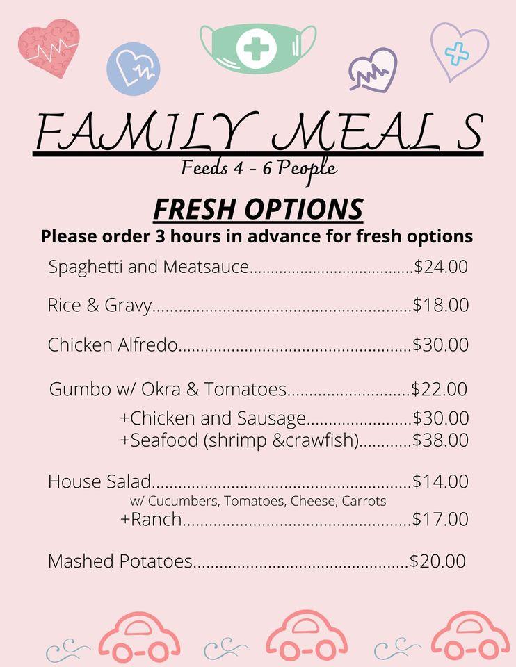 Menu at The Pilot House restaurant, Natchez