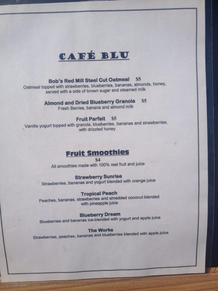 Menu at Natural Cafe, Santa Barbara, 361 Hitchcock Way