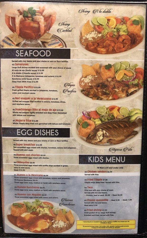Menu at Asada Grill & Cantina restaurant, Highland, W 45th St
