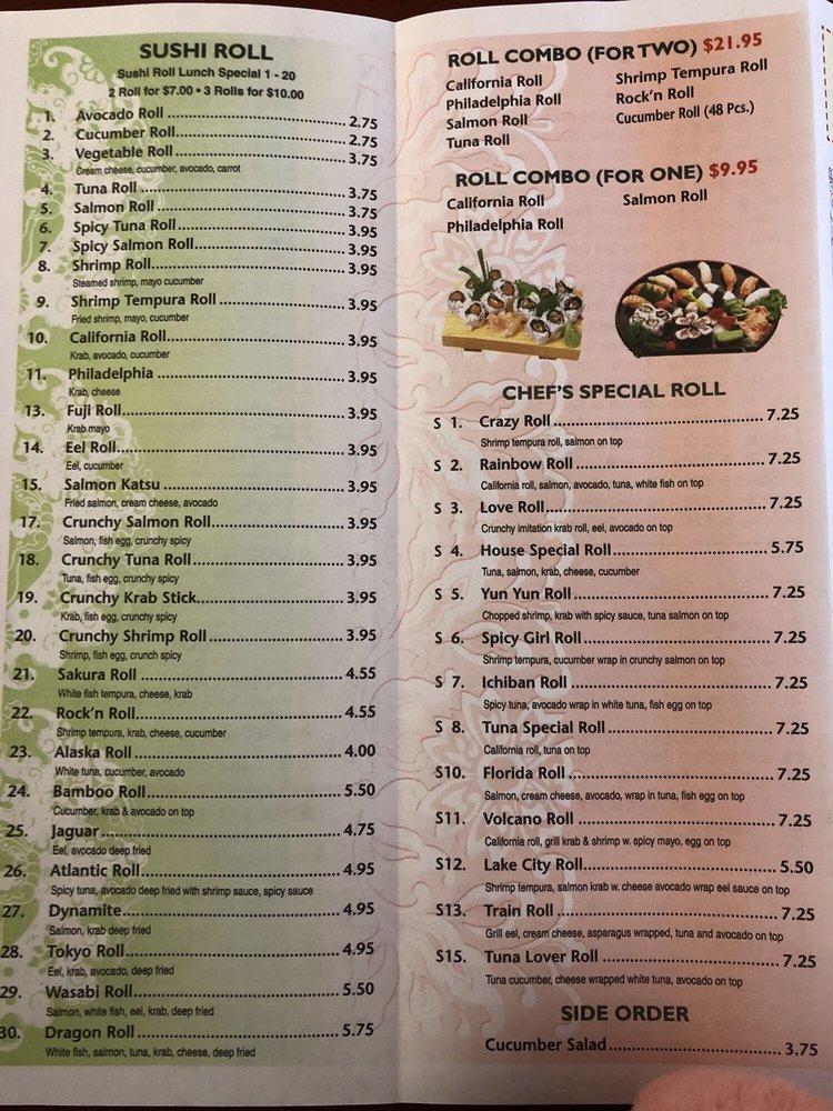 Menu at East Wind Chinese Food & Sushi restaurant, Olive Branch