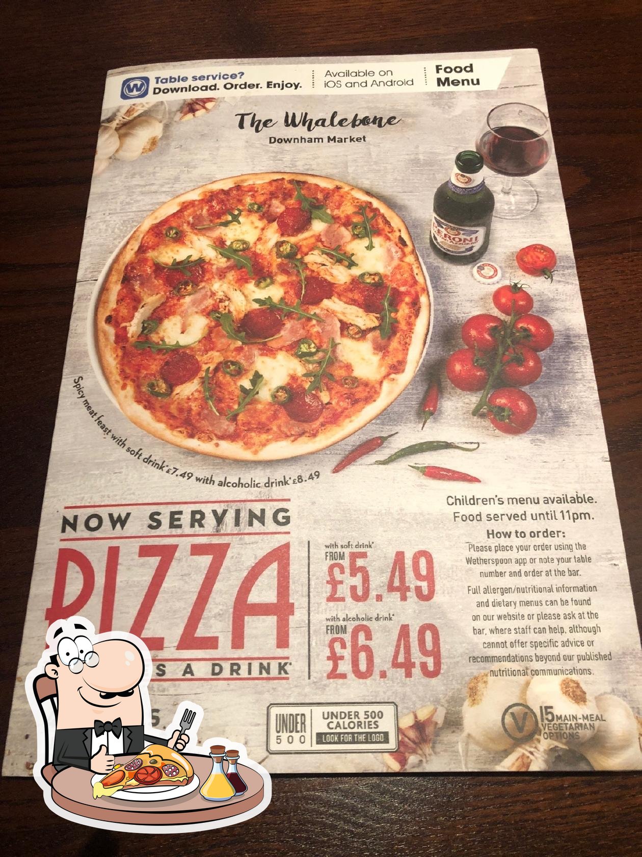 The Whalebone - JD Wetherspoon in Downham Market - Restaurant menu and ...