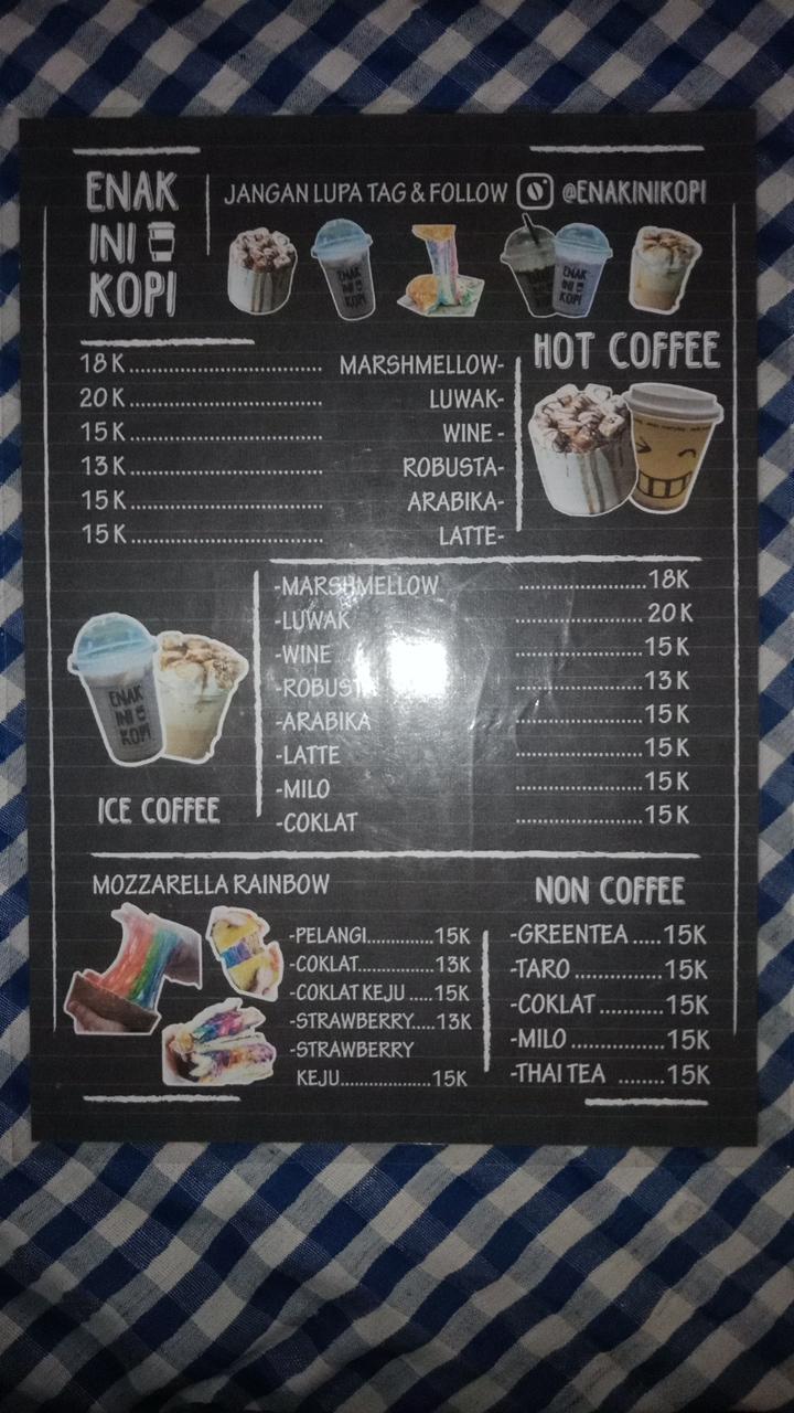 Menu at enak ini kopi, Kendari