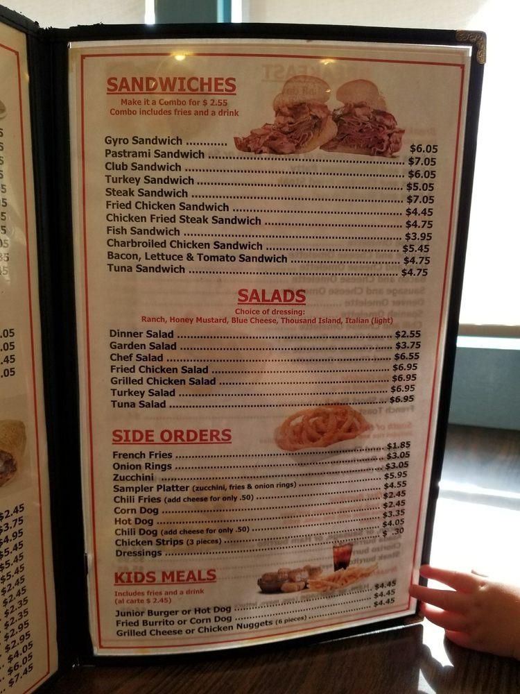 Menu at Alpha Omega Burgers restaurant, Covina