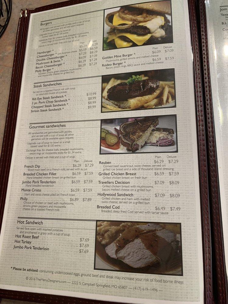 Menu at The Highway Restaurant, Albia, S Florence St