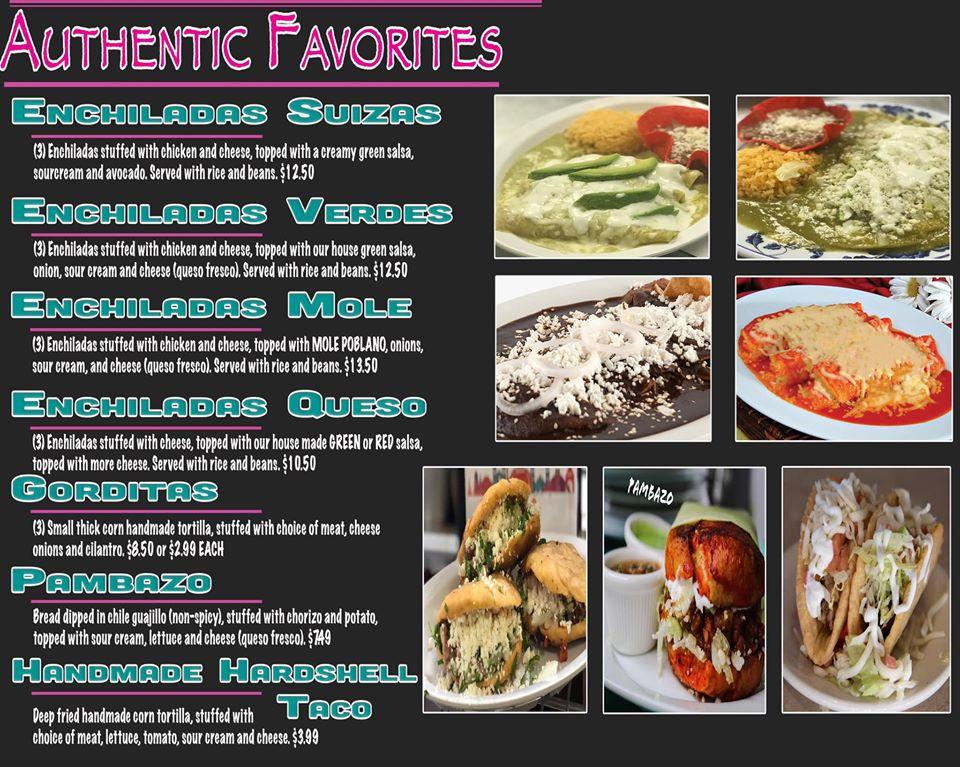 Menu at Huarache Xpress Authentic Mexican Grill restaurant, Simi Valley ...