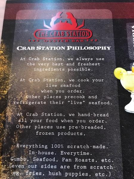 Menu at The Crab Station - Carrollton pub & bar, Carrollton