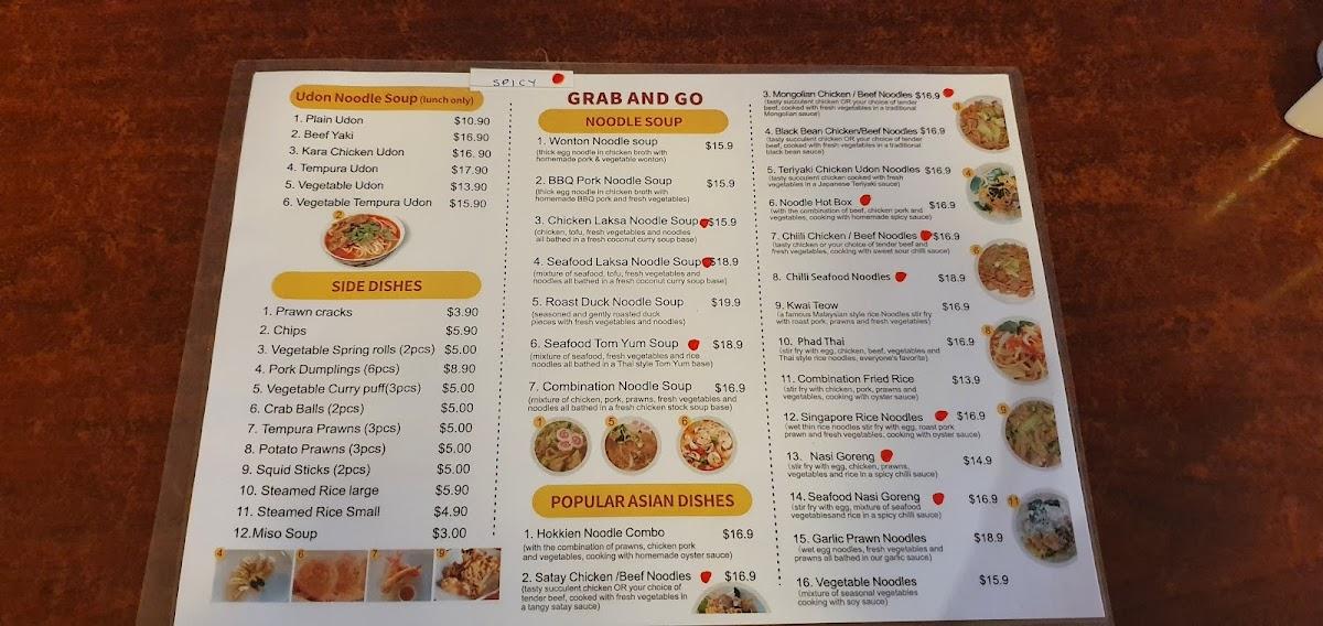 Menu at Red Breeze Restaurant, Tom Price