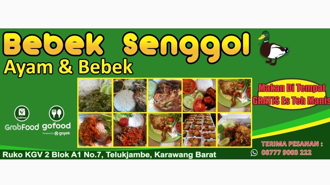 Menu at Bebek Senggol 3 restaurant, Karawang