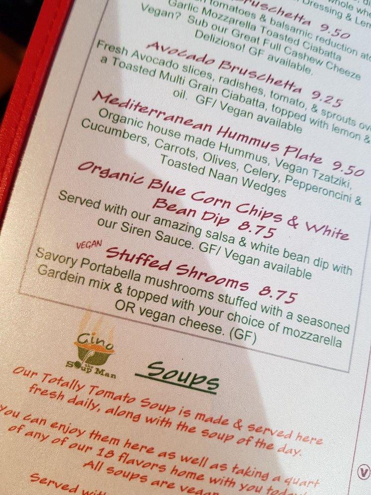 Menu at Great Full Gardens - MIDTOWN restaurant, Reno