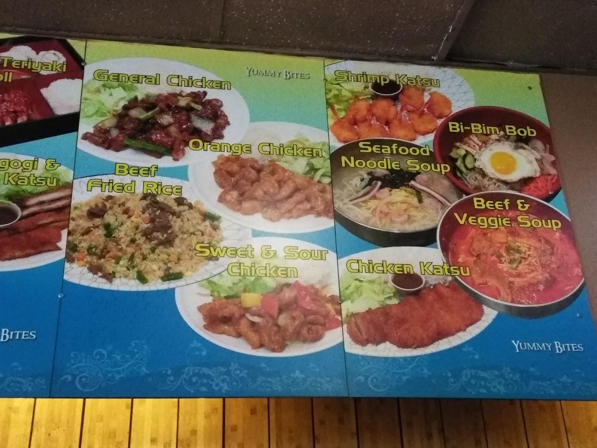 Menu at The BoB restaurant, Seattle