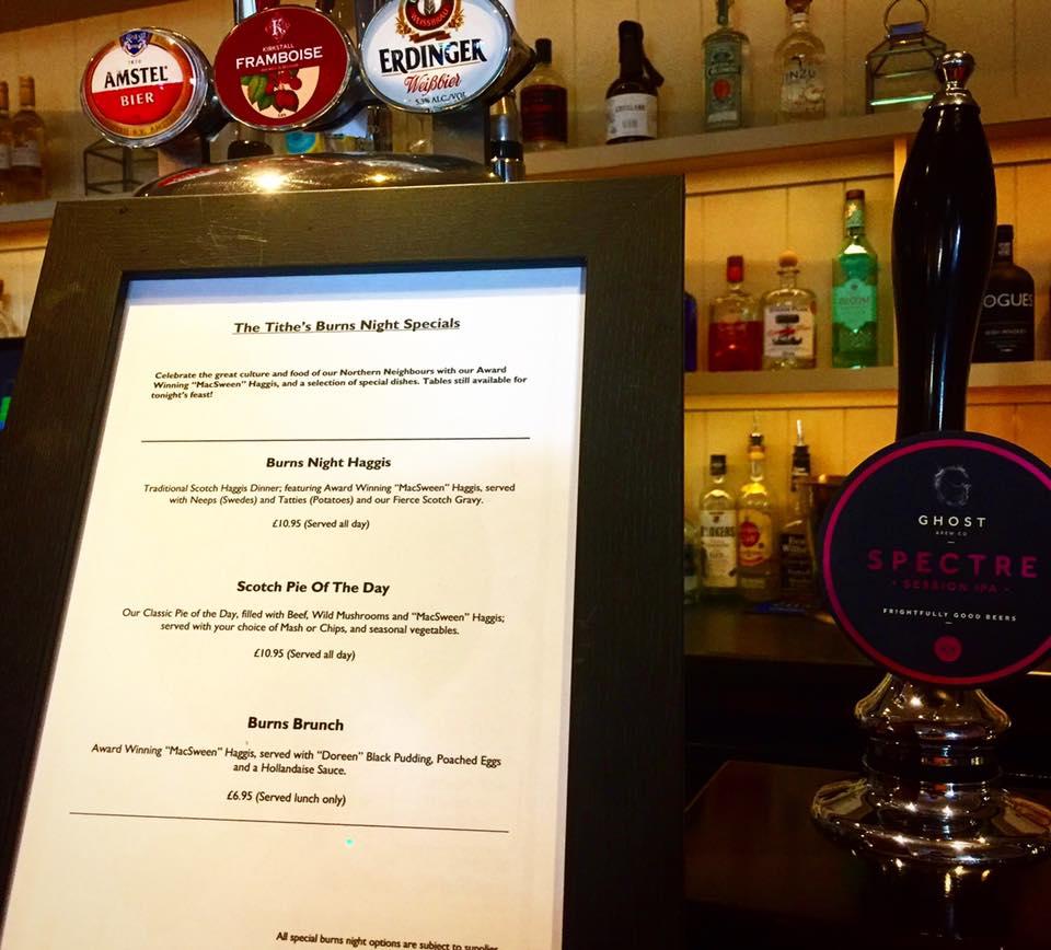 Menu at Tithe Bar & Brasserie, Northallerton