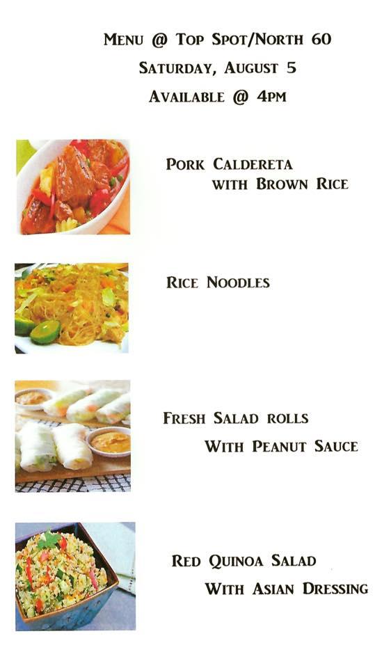 Menu at Top Spot pub & bar, Haines Junction