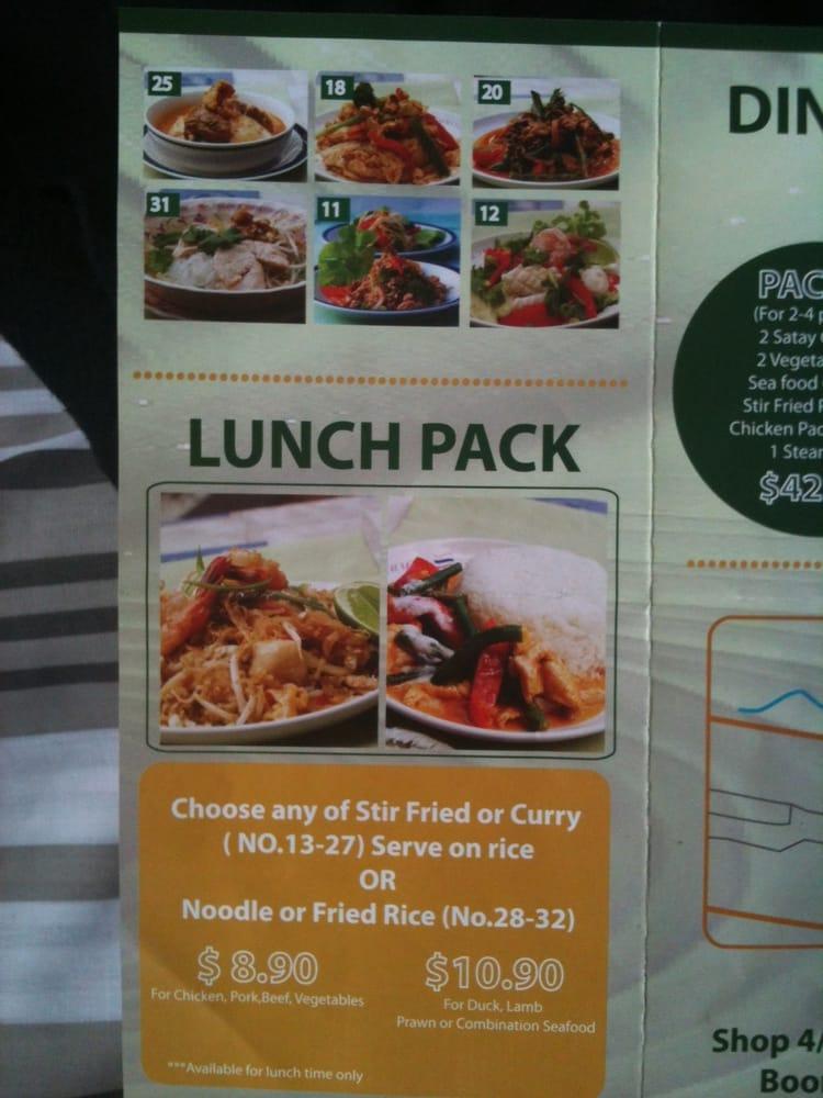 Menu at Thai Natong restaurant, Boondall, 4/2121 Sandgate Rd