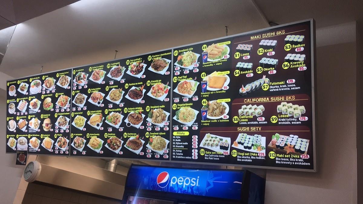 Menu at Zombie Bar, Prague