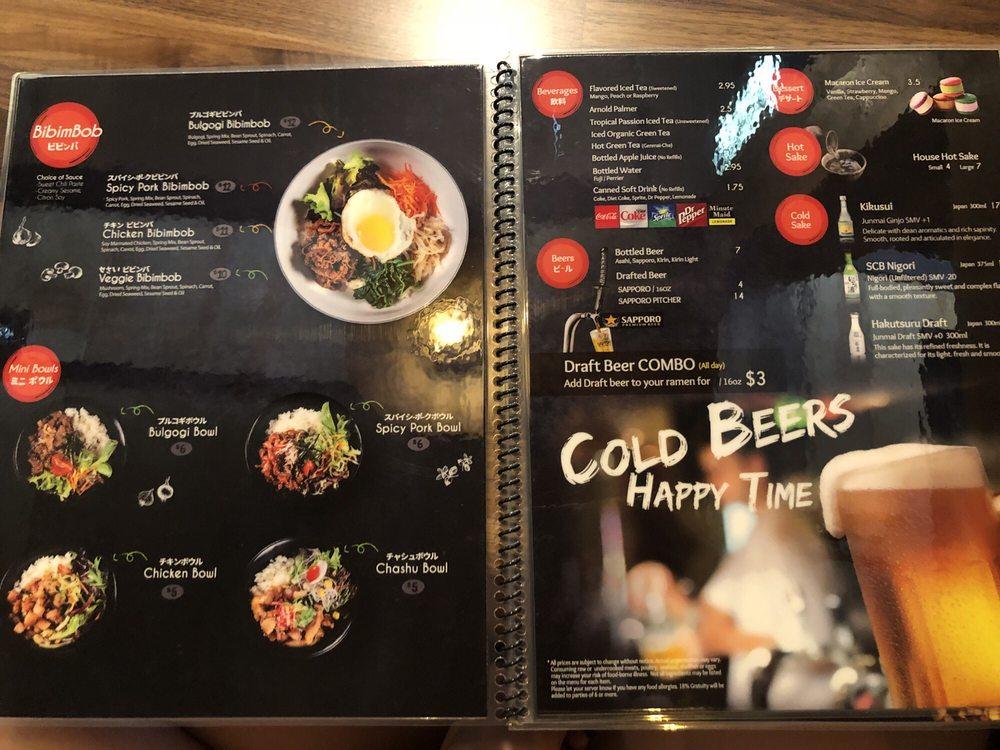 Carta del restaurante Kopan Sushi & Ramen, Garden Grove