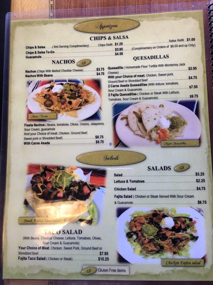Menu At Los 5 Amigos Restaurant Richfield 590 E 300 N