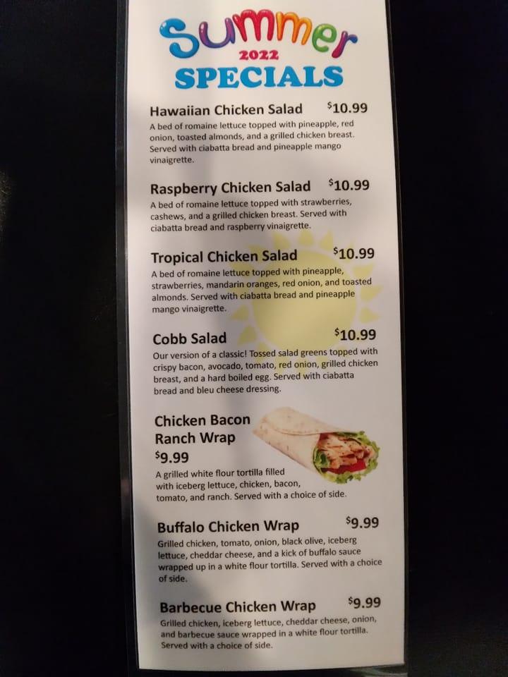 Menu at Millstone Family Restaurant, Milbank, E 4th Ave