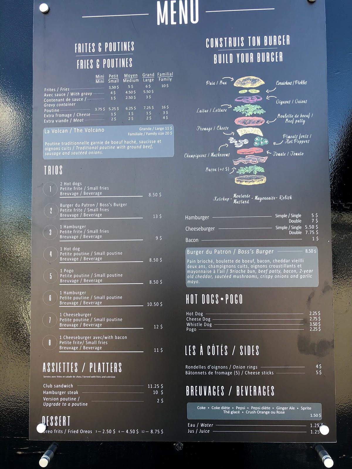 Menu au Le Gourmand - cuisine de rue restaurant, Gatineau