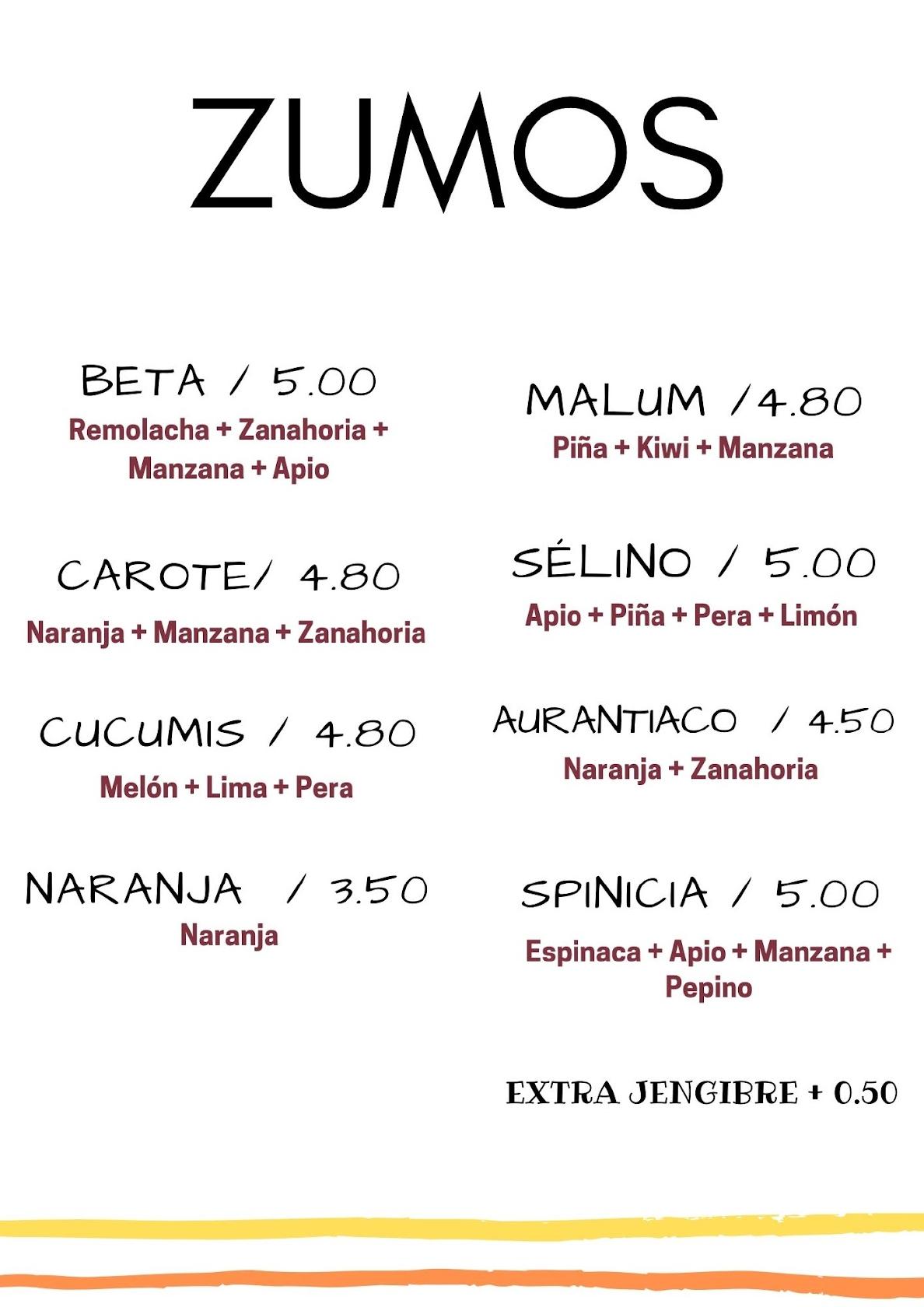 Carta de Oli Beach Restaurant, Ibiza, Passeig ses Pitiüses