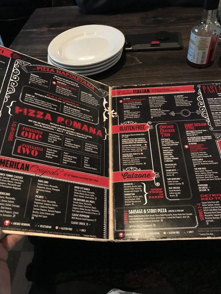 Menu at Pizza Rock pub & bar, Las Vegas, 201 N 3rd St