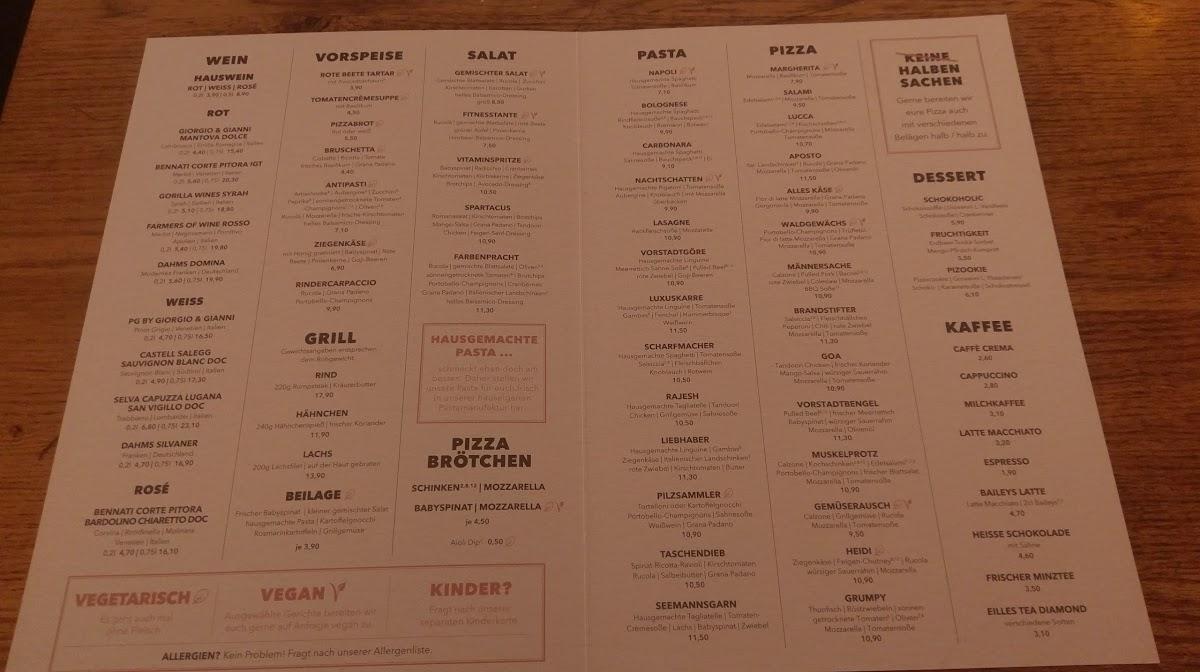 Menu at Aposto Schweinfurt pub & bar, Schweinfurt