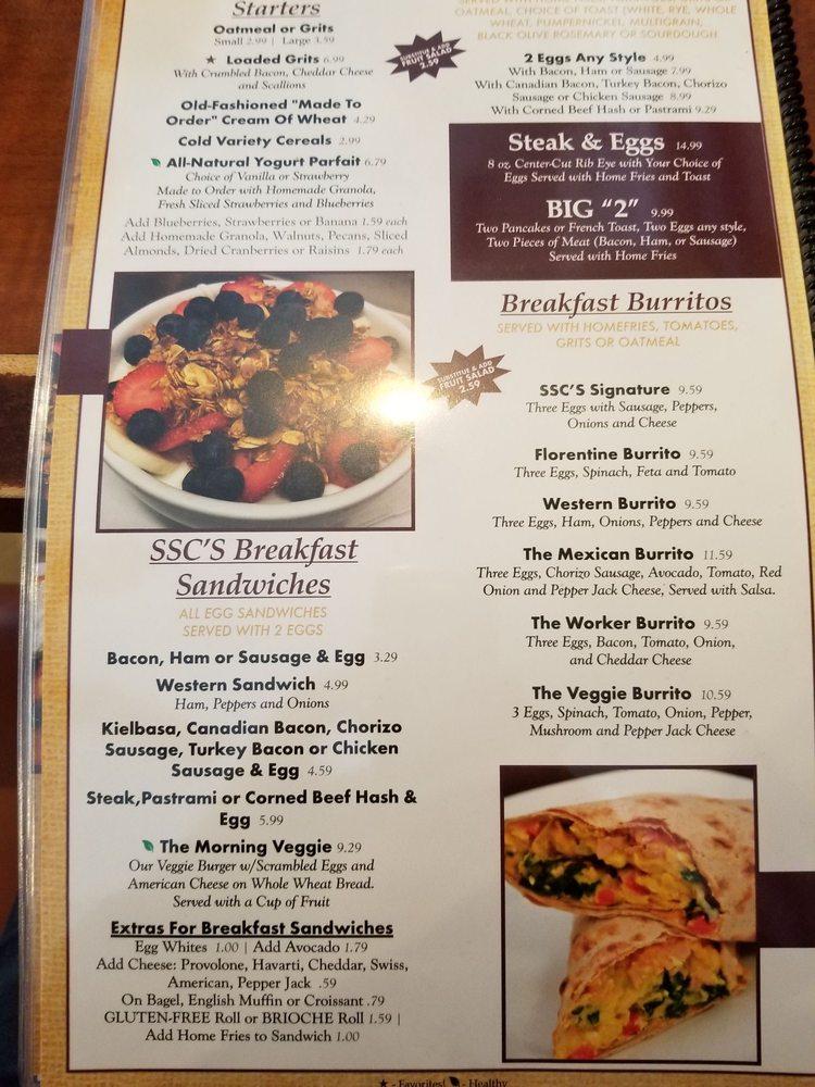 Menu at State Street Cafe, North Haven, 346 State St