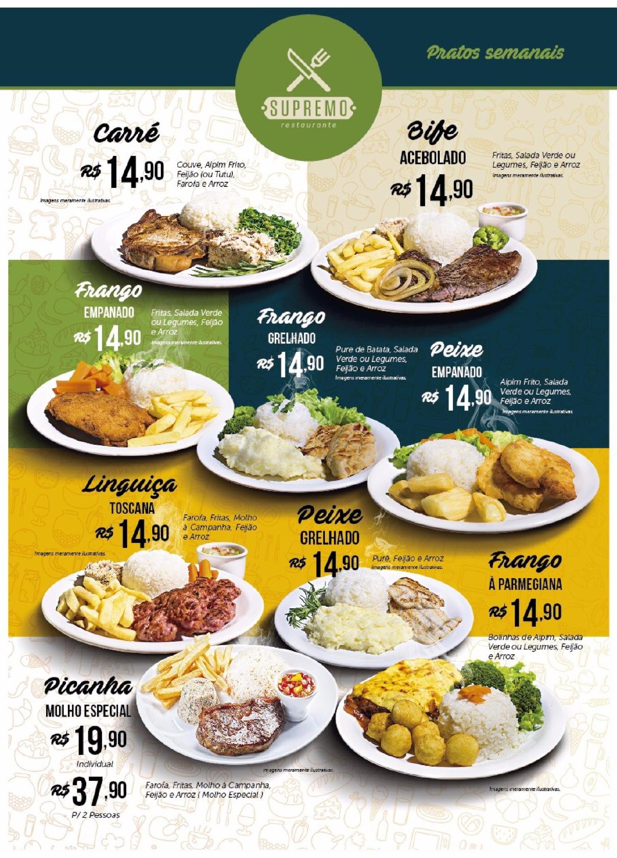 Menu em Supremo Restaurante, Nova Iguaçu