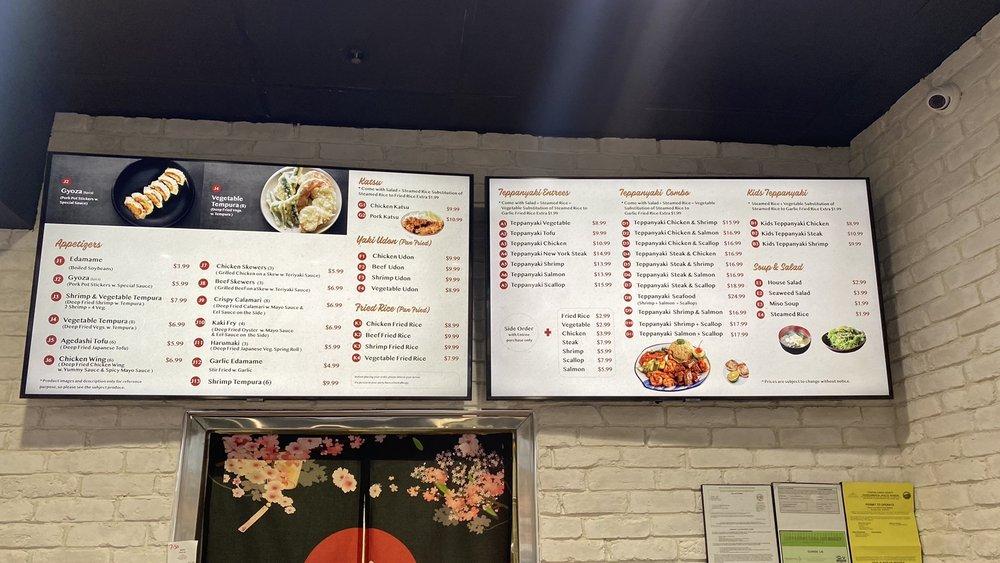 Menu at Fuji Grill fast food, Brentwood