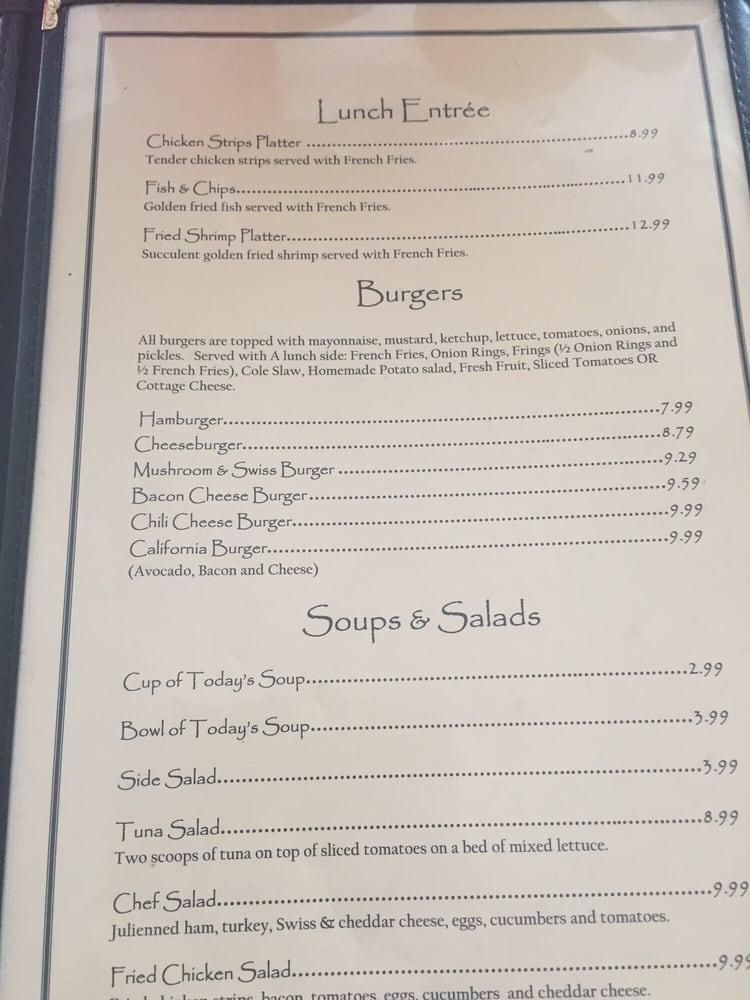 Menu at Orange Cafe, Orange, E Mayfair Ave