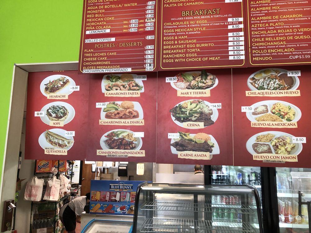 Carta del restaurante Pineda Tacos, Minneapolis, E Lake St
