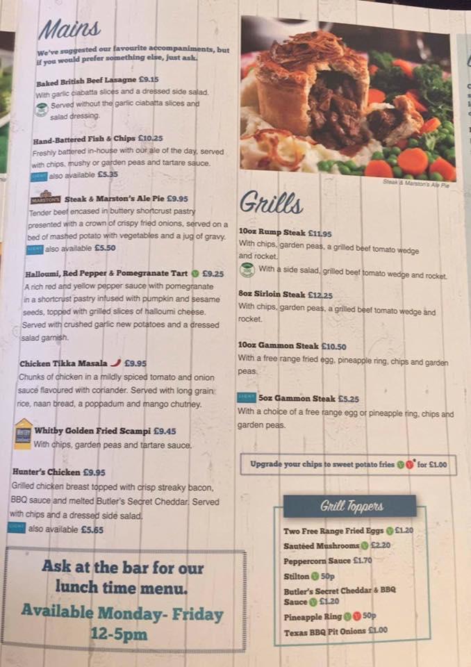 Menu at Ship Inn pub & bar, Solva, 15 Main Street