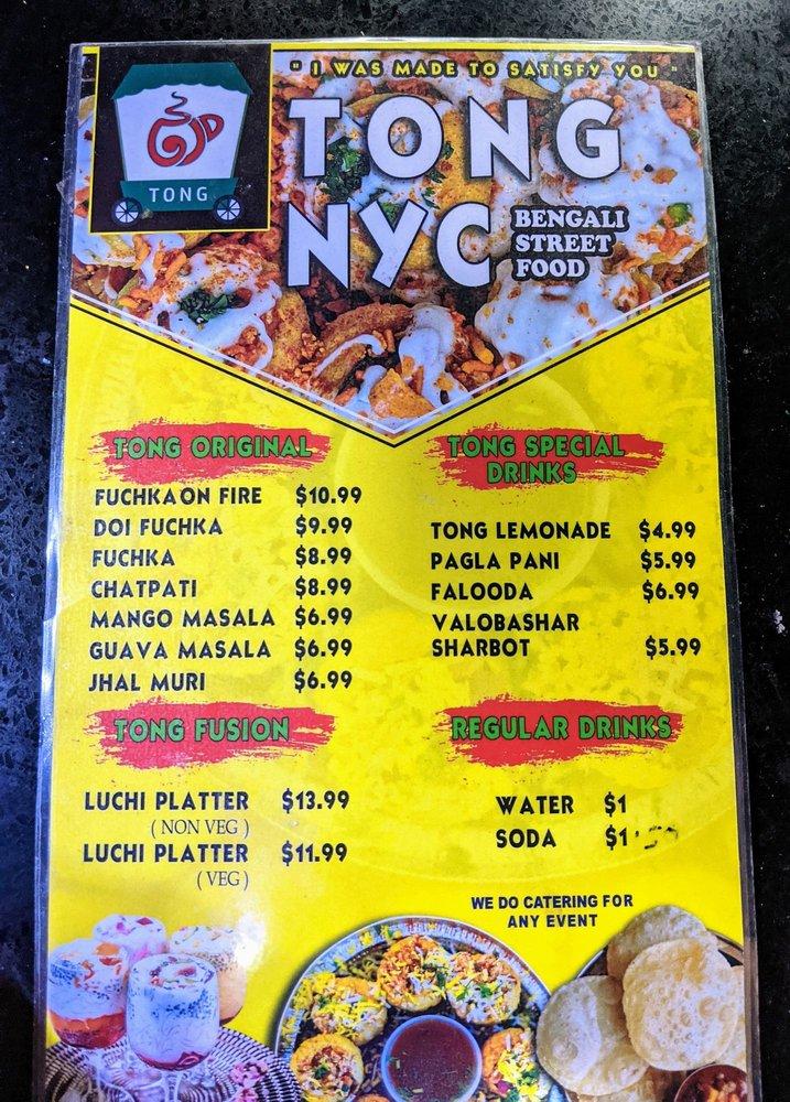 Menu at Tong, New York City, 153-35 Hillside Ave