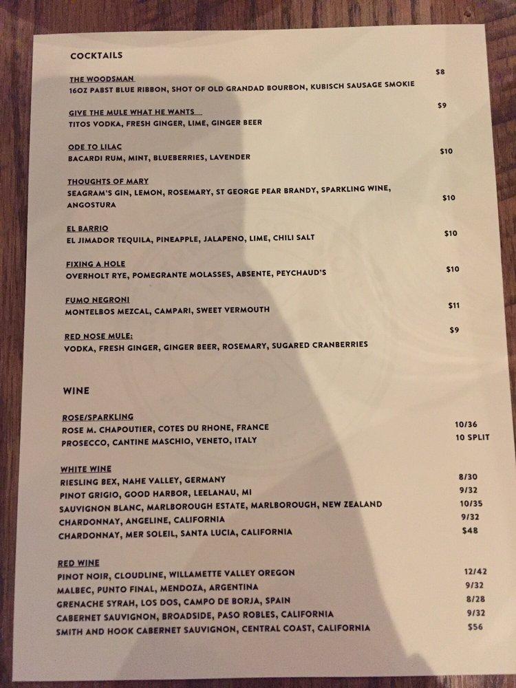 Menu at Berkley Common restaurant, Berkley