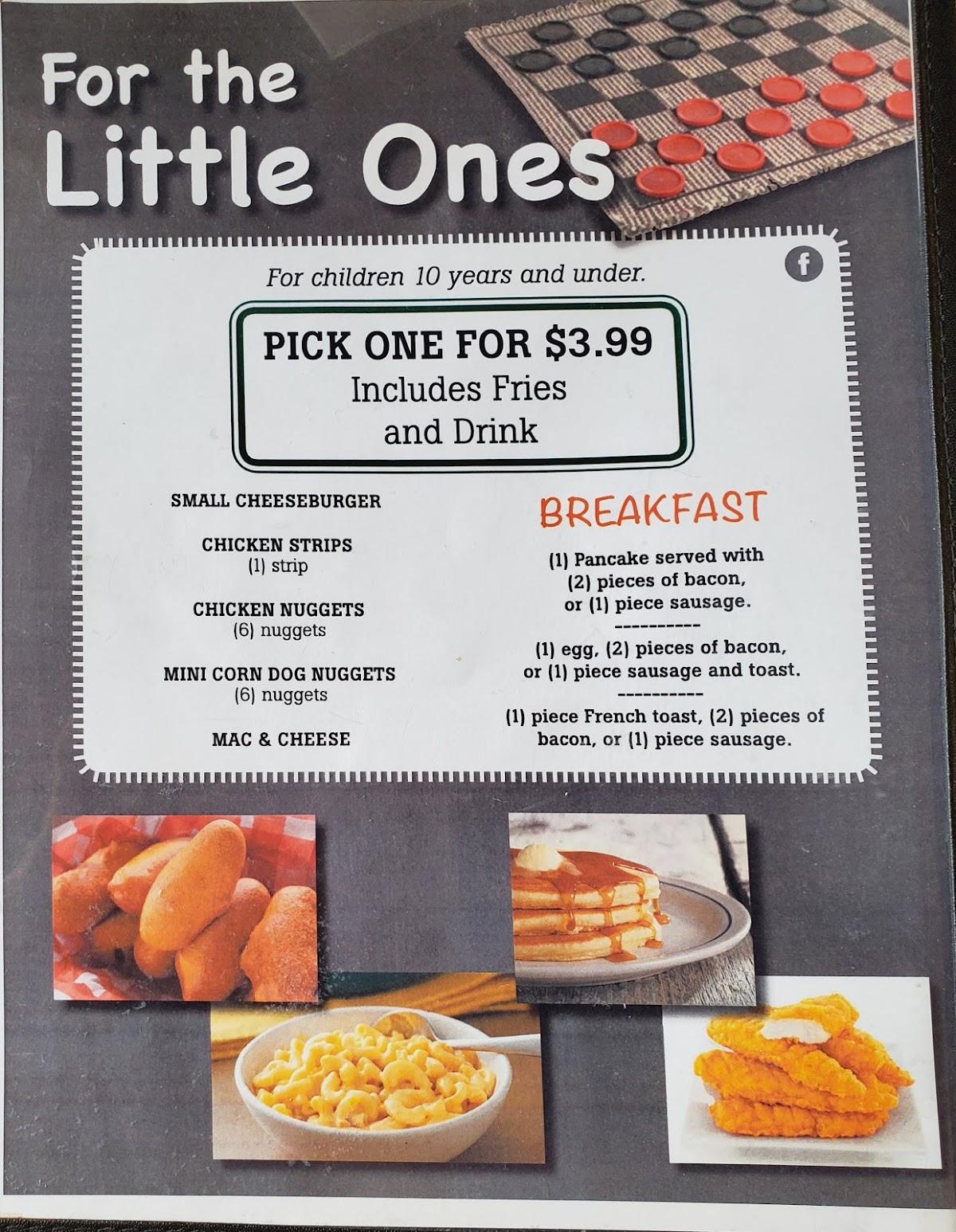 Menu at DooDads restaurant, Columbia