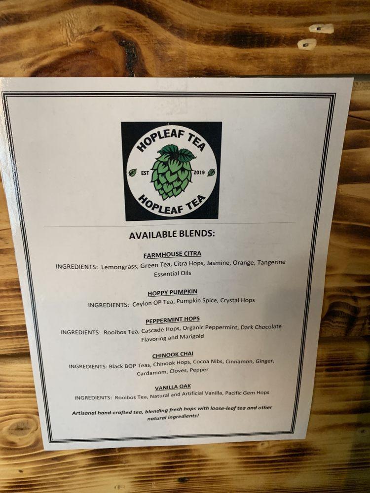 Menu at Tipsy Bean Cafe, Erie