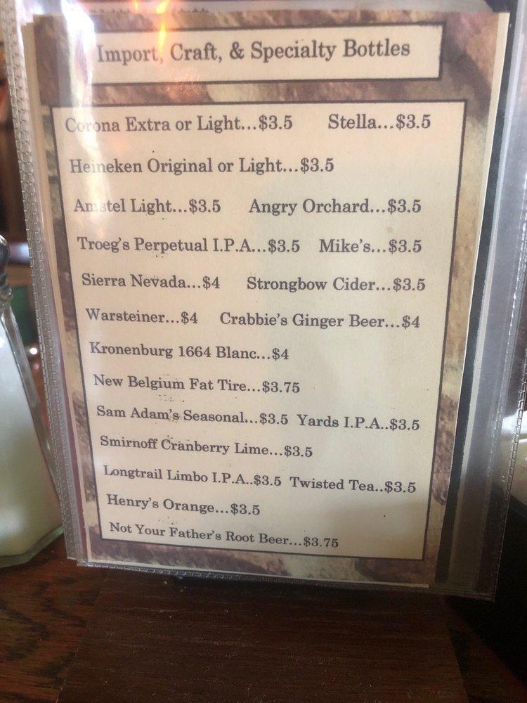 Menu at Crossroads Tavern pizzeria, Chalfont, Hilltown Pike