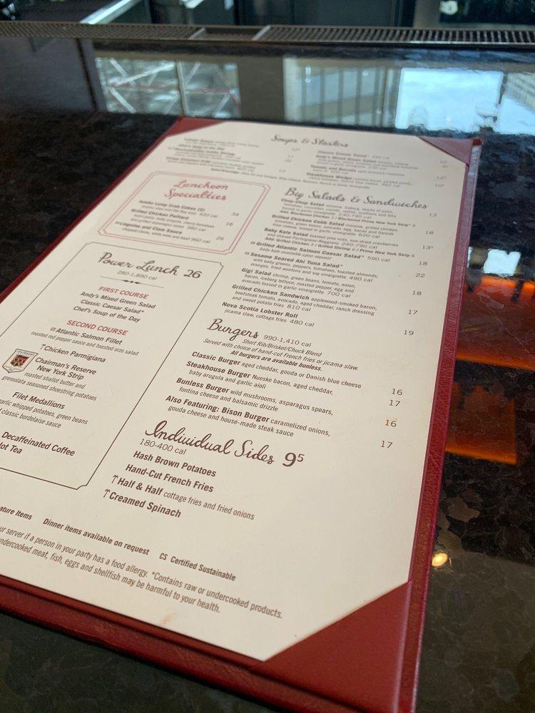 Menu at The Palm - Chicago steakhouse, Chicago, 323 E Wacker Dr
